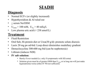 Electrolytes disorders in children-Sodium Disorders. | PPT