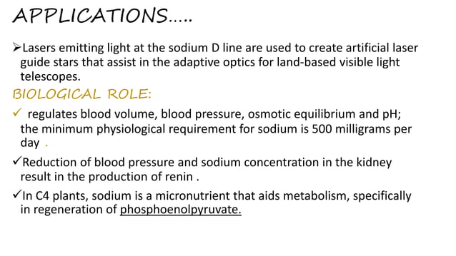 Sodium magnesium and aluminum | PPT