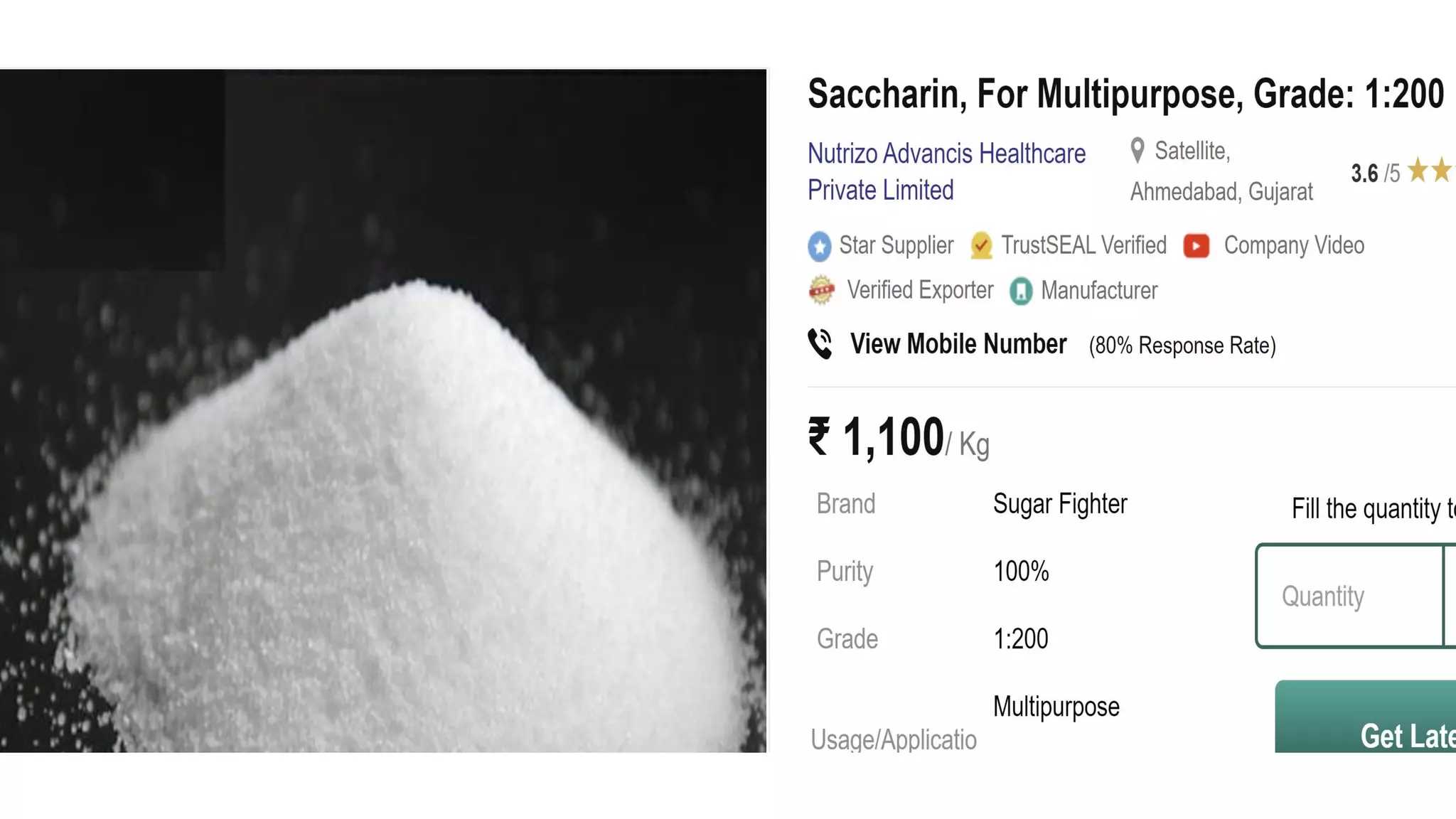 Sodium saccharin - technology sources, project feasibility | PPT