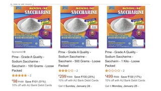 Sodium saccharin - technology sources, project feasibility | PPT