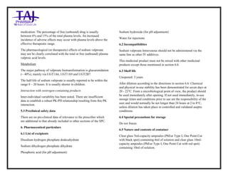 Sodium Valproate for Injection Taj Pharma SmPC | PDF | Chemistry | Science