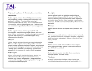Sodium Valproate for Injection Taj Pharma SmPC | PDF | Chemistry | Science