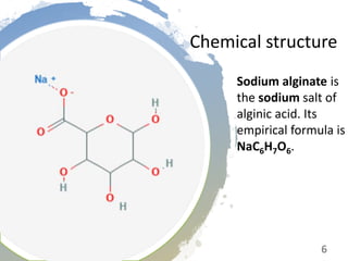 PHARMACEUICAL IMPORTANCE OF SODIUM ALGINAE | PPTX