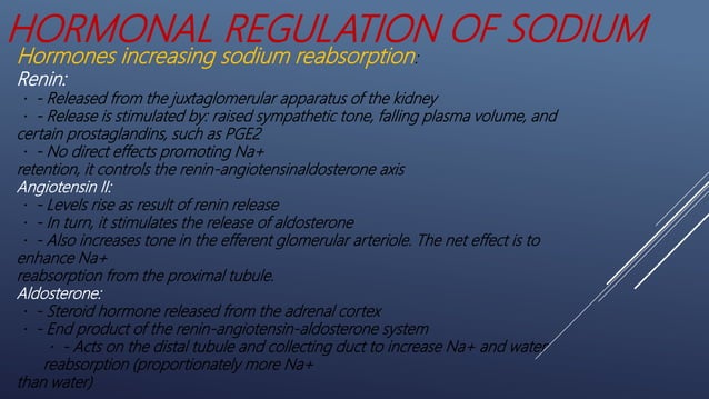 Sodium and water disorders | PPTX | Hormonal Disorders | Endocrine and ...