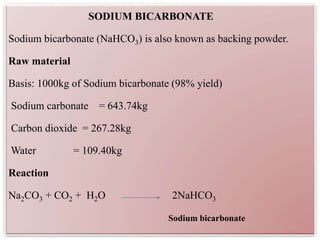 Reaction Of Sodium Bicarbonate