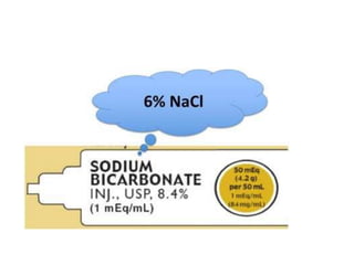 Sodium bicarbonate therapy for patients with severe metabolic | PPTX