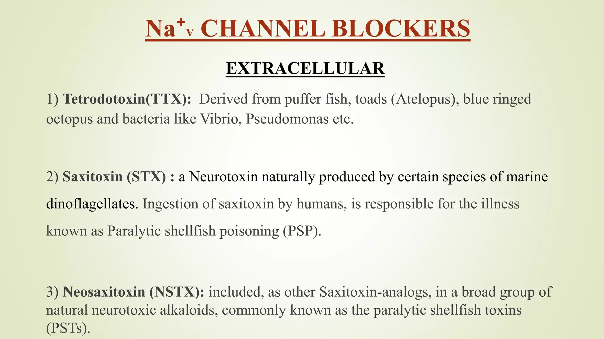 Sodium channel modulator | PPTX