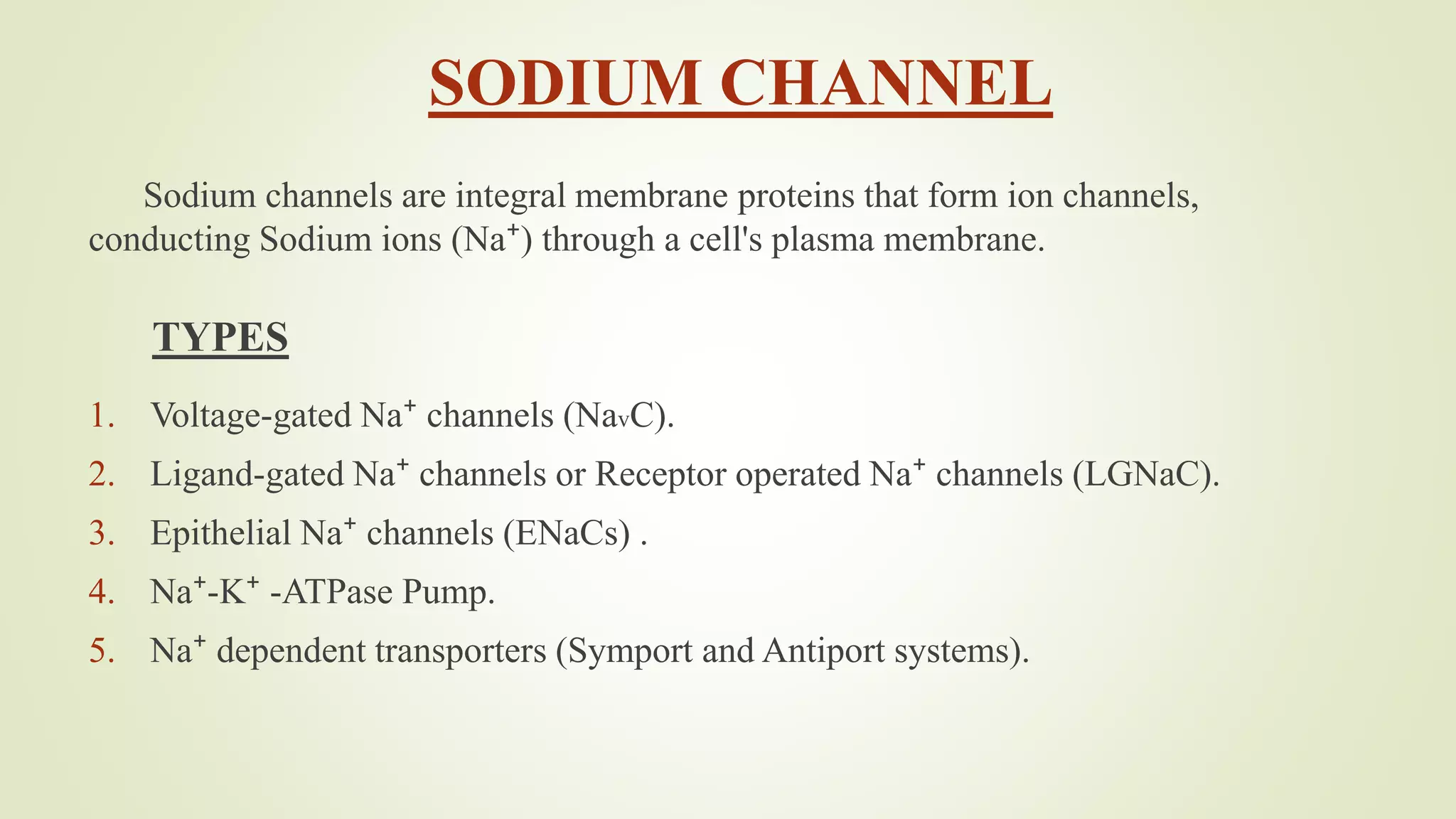 Sodium channel modulator | PPTX