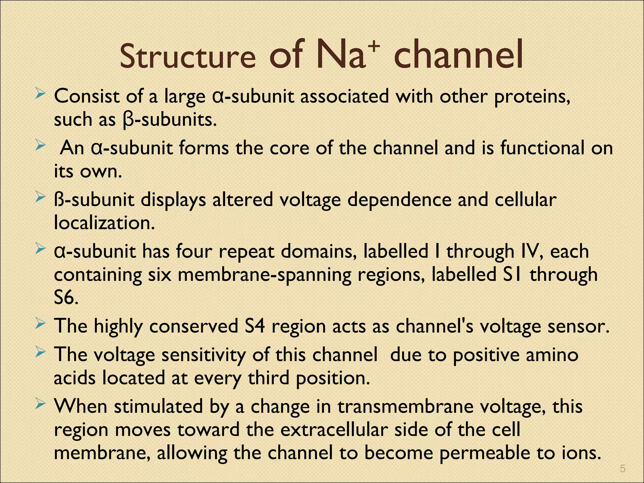 Sodium channel modulators | PPT