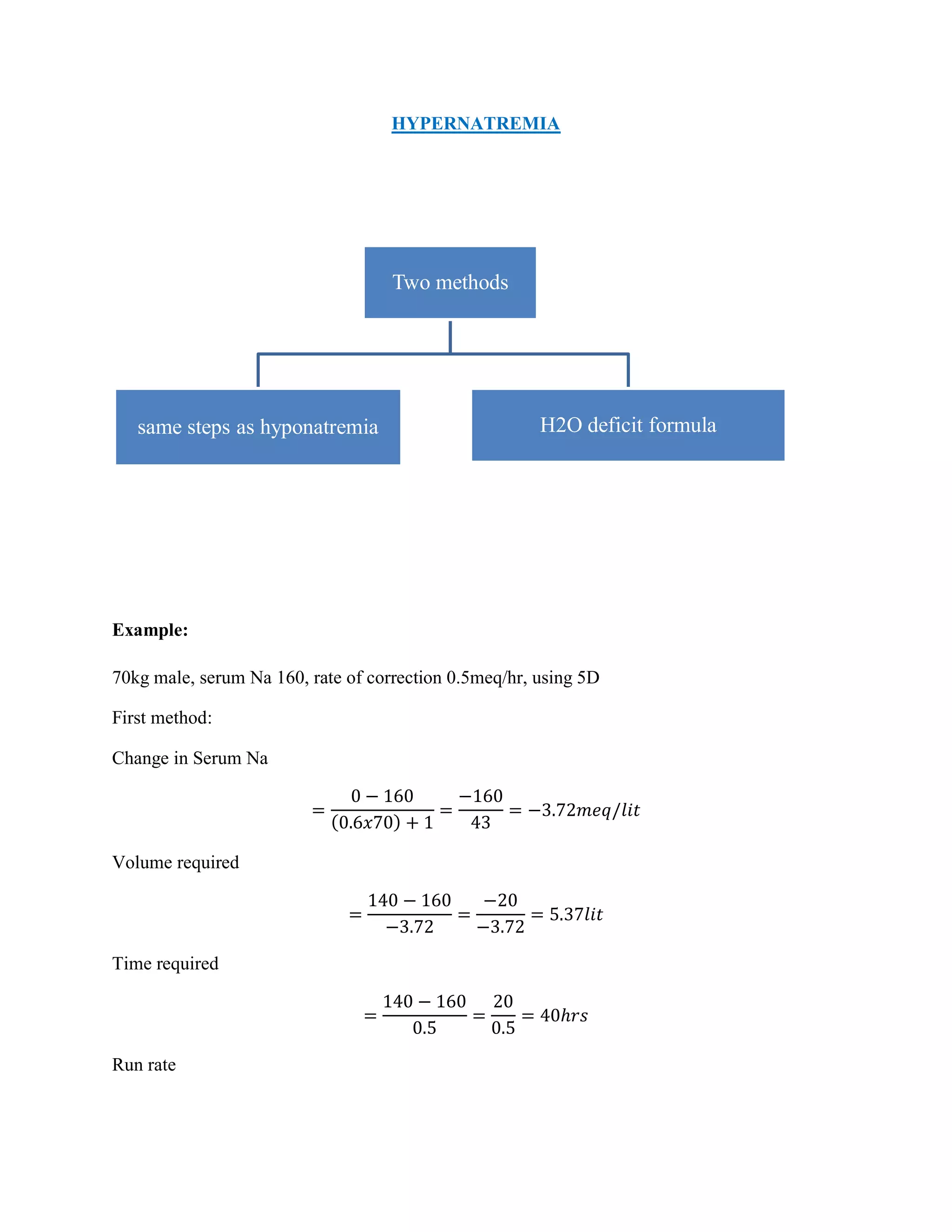 Sodium correction formula | PDF