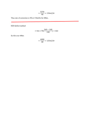Sodium correction formula | PDF