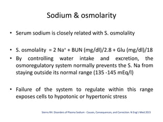sodium disorders Md class dr ashok.pptx
