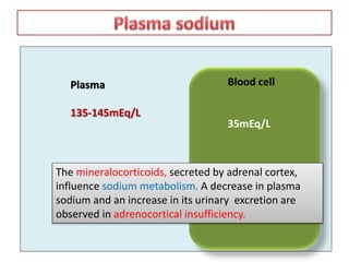 sodium and its medical importance for medical students | PPTX