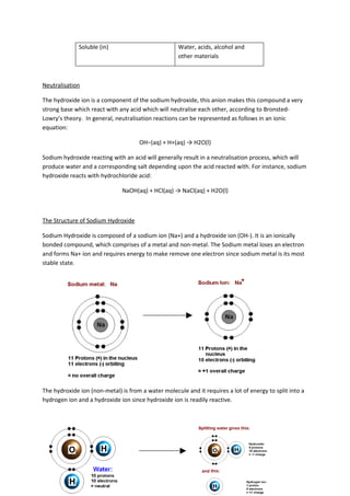 Sodium hydroxide | PDF