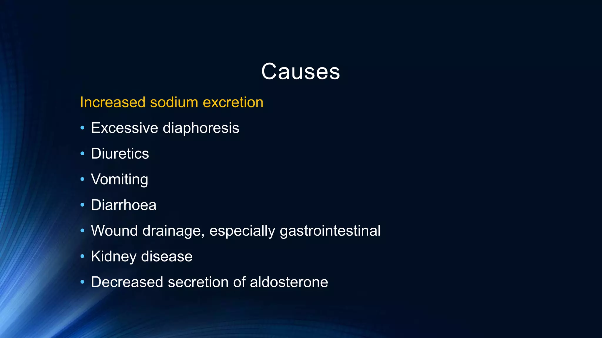 Nursing Management of Sodium imbalance | PPTX