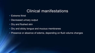 Nursing Management of Sodium imbalance | PPTX