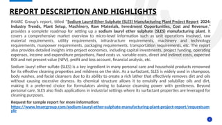 Setting up a SLES Manufacturing Plant Report | PPT