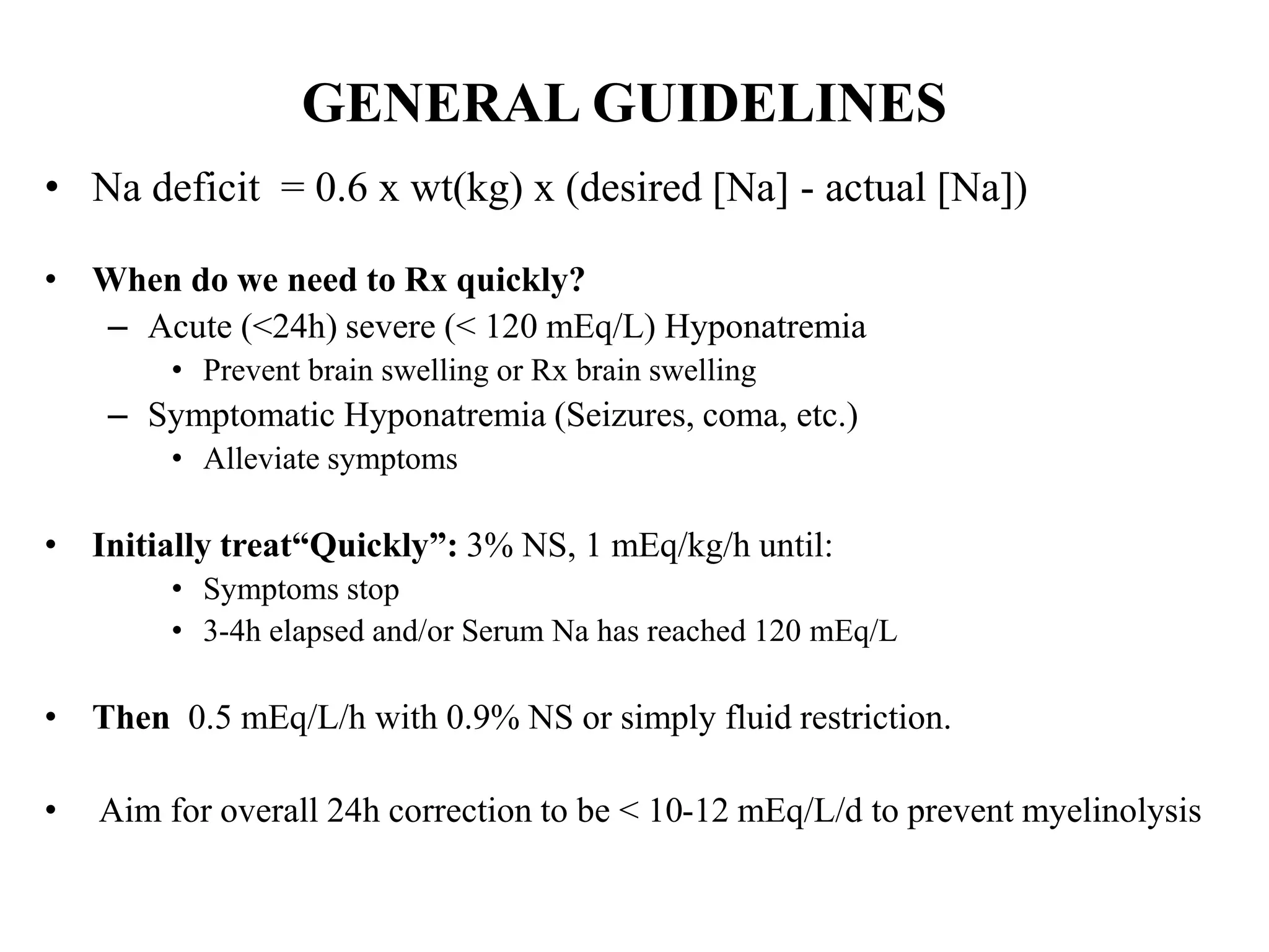 Sodium metabolism and disorders | PPTX