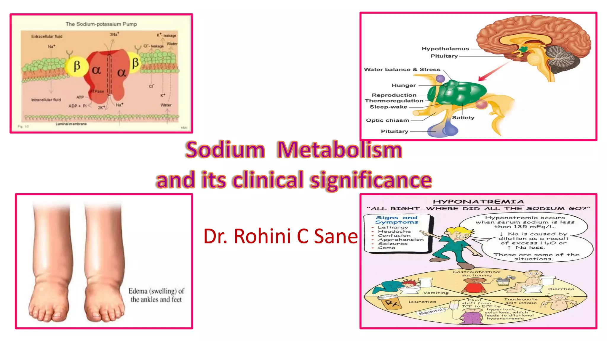 Sodium metabolism and its clinical applications | PDF