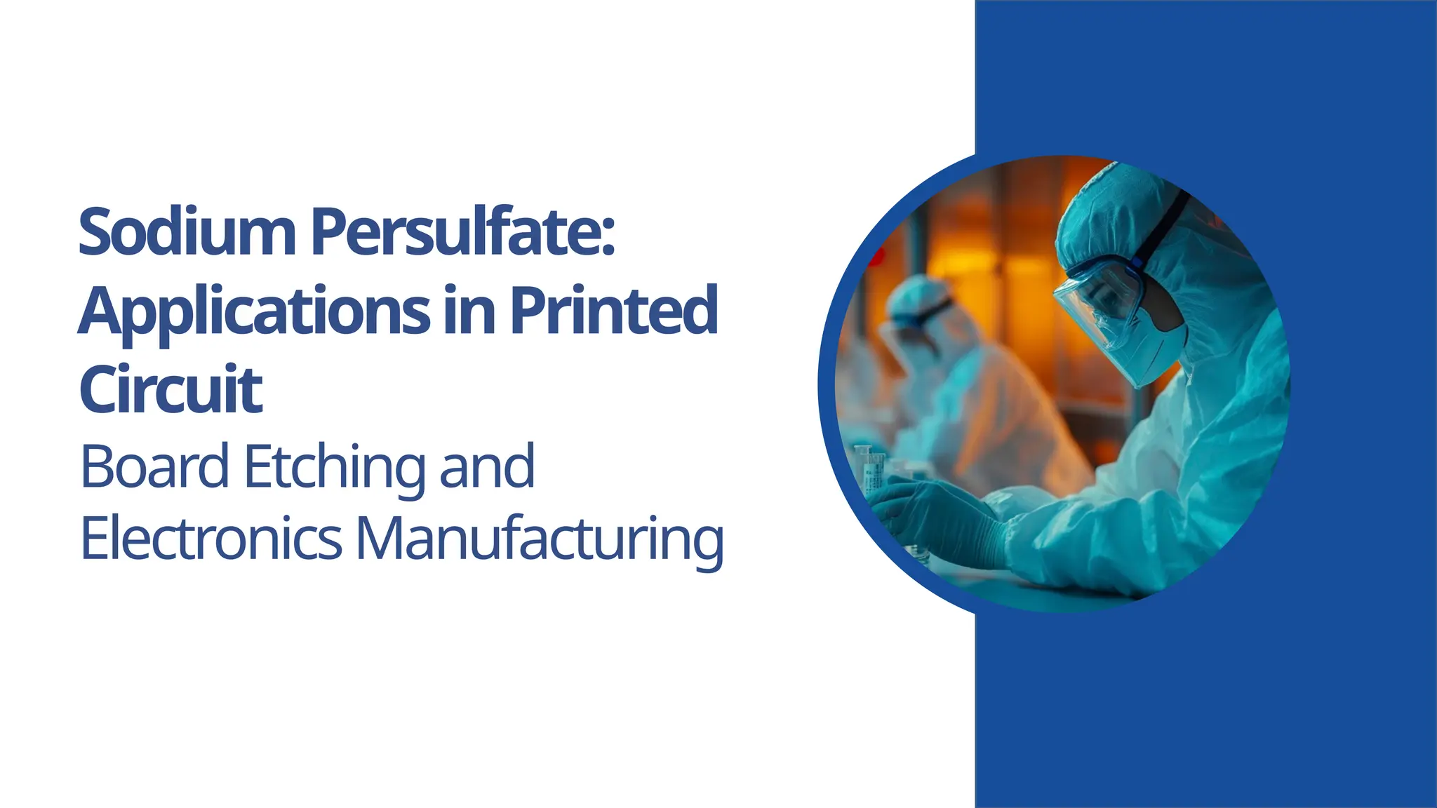 Sodium Persulfate’s Critical Role in PCB Etching Processes | PPTX
