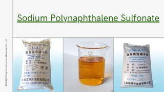 Sodium Polynaphthalene Sulfonate - MUHU(China) | PDF