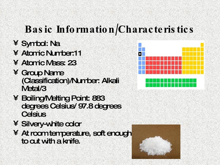 Sodium Powerpoint