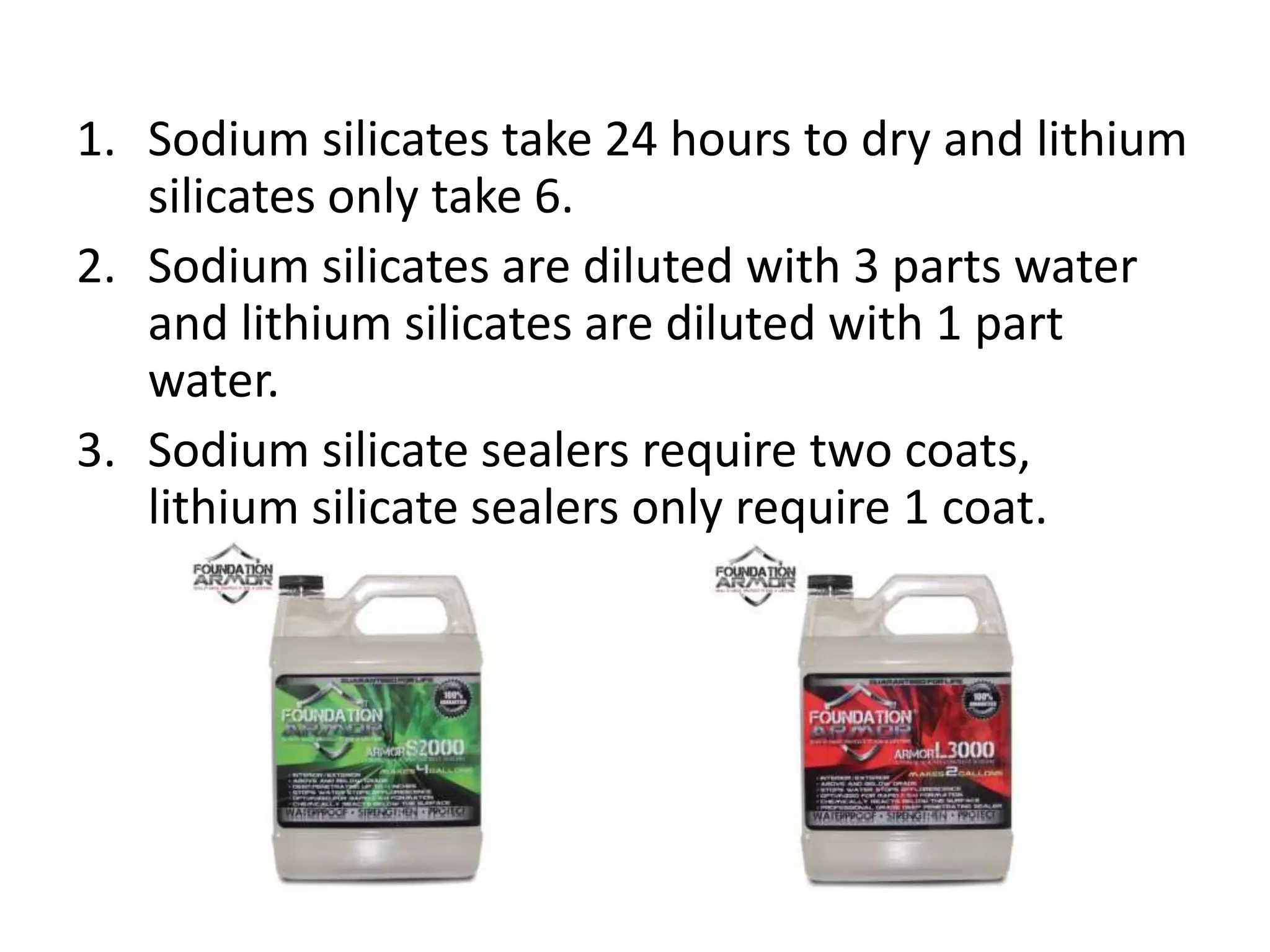 Sodium silicate and lithium silicate comparison | PPTX
