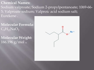 Sodium valporate | PPTX