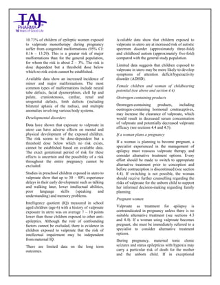 Sodium Valproate & Valproic Acid CR Tablets 500mg Taj Pharma SmPC | PDF