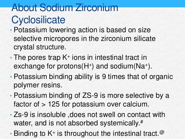Zirconium Cyclosilicate