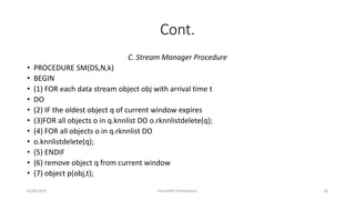 Data Stream Outlier Detection Algorithm | PPT