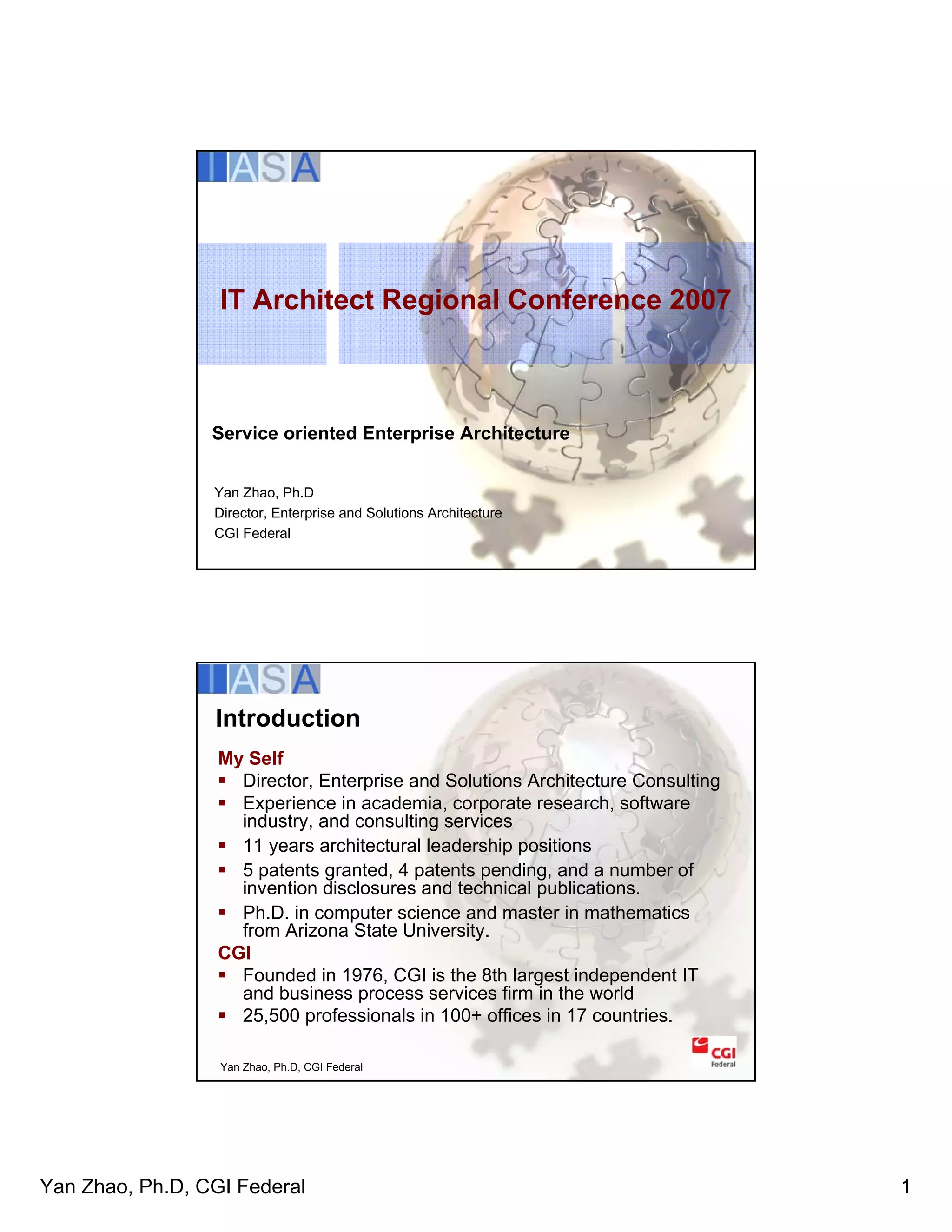 Service Oriented Enterprise Architecture | PDF