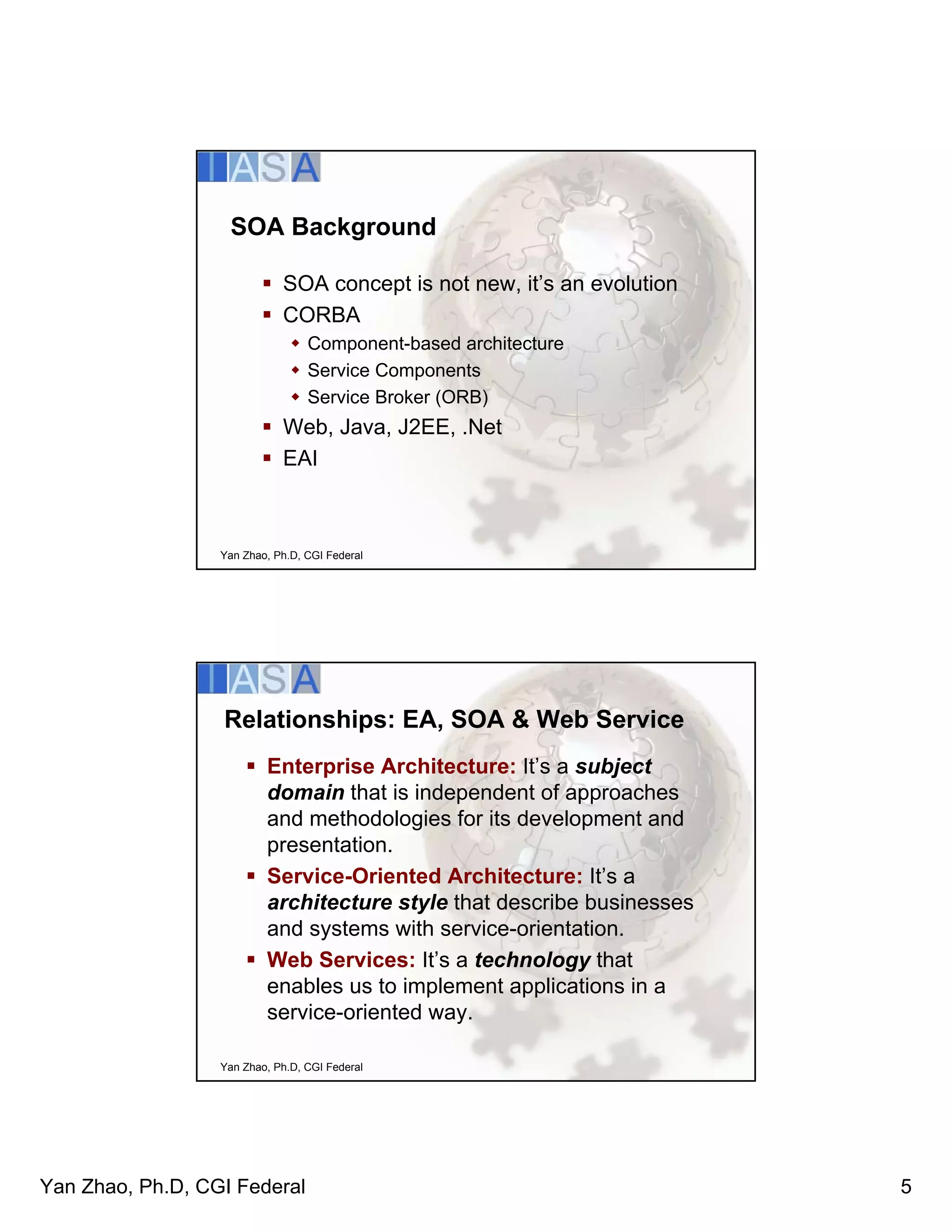 Service Oriented Enterprise Architecture | PDF