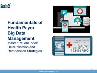 Fundamentals of Health Insurance Big Data Management: Master Patient ...