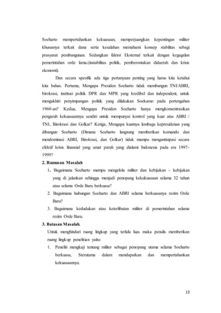 Soeharto before | PDF