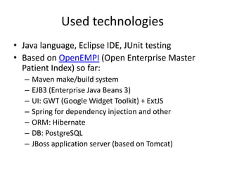 Ups and downs of enterprise Java app in a research setting | PPTX