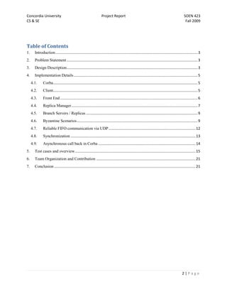 Soen 423 Project Report Revised | PDF