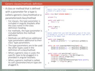 SOEN6441.genericsSOEN6441.genericsSOEN6441.generics | PPT
