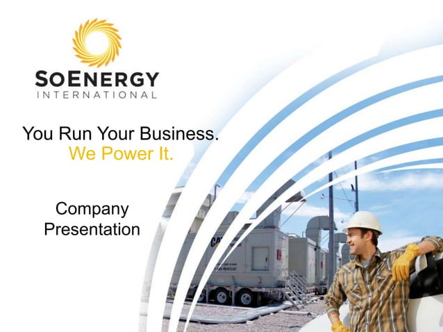 SoEnergy Company Presentation | PPT