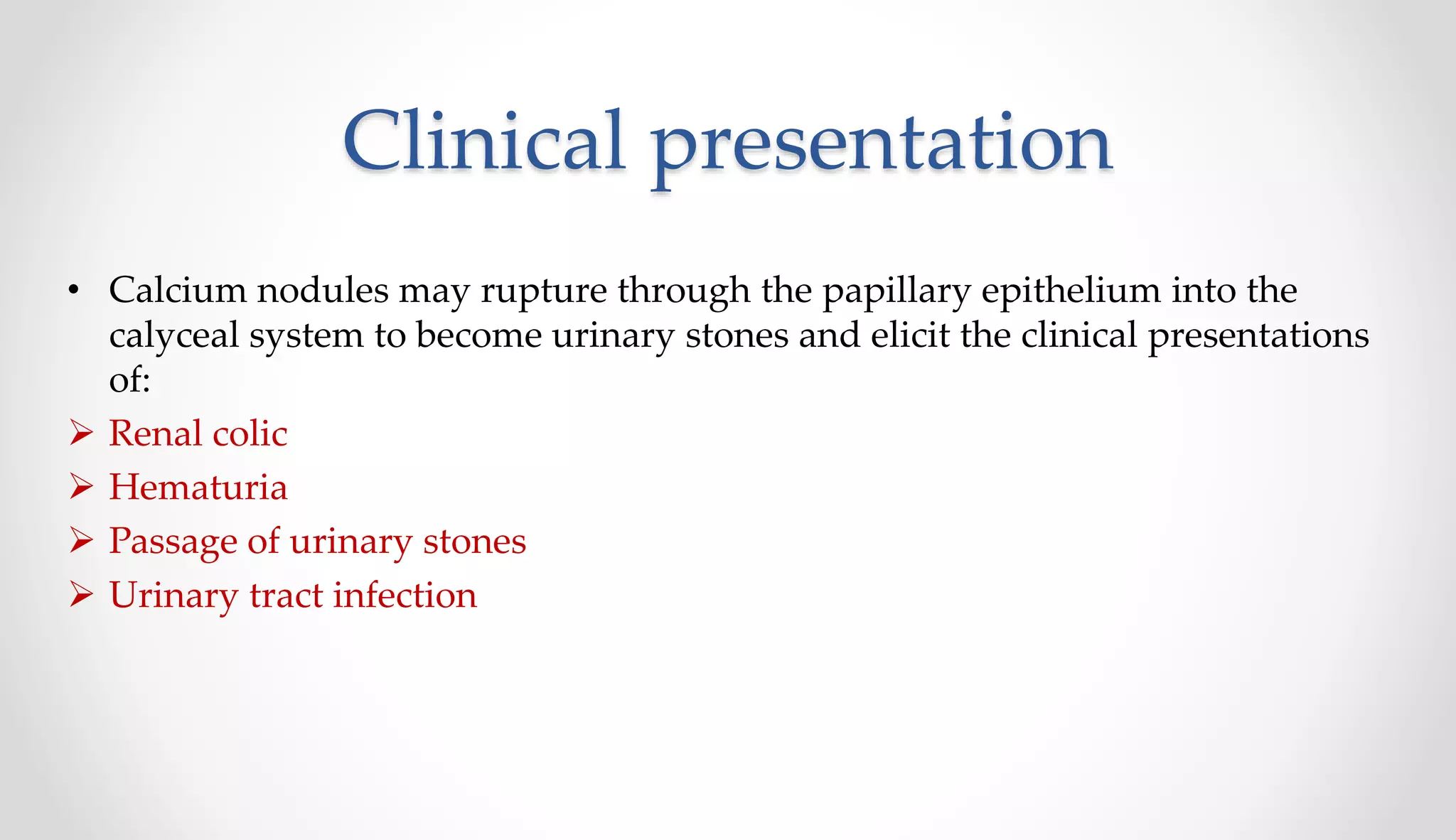 Nephrocalcinosis | PPTX