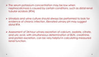 Nephrocalcinosis | PPTX