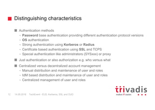 TechEvent EUS, Kerberos, SSL and OUD | PPT