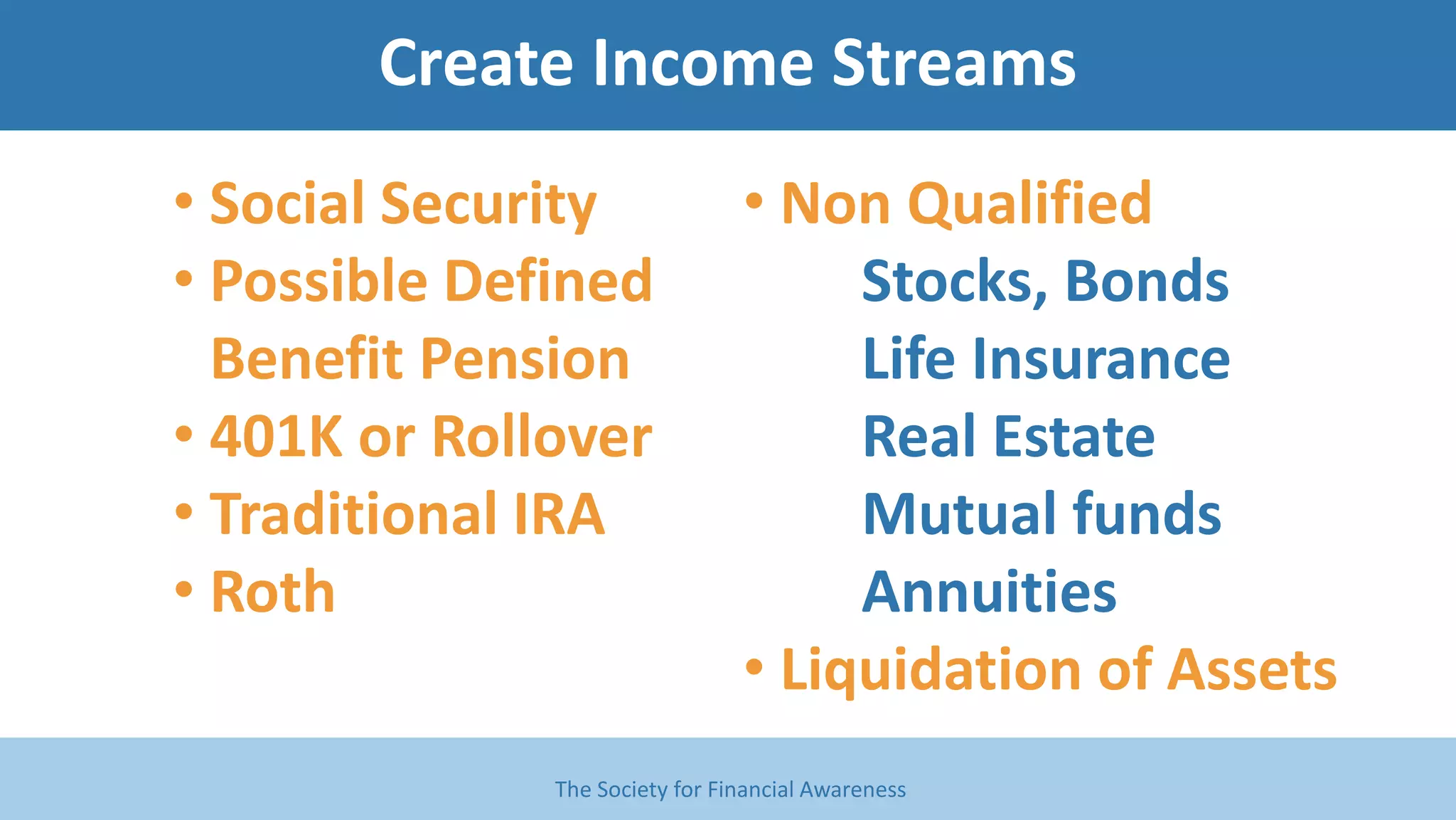 SOFA Exploring Your Options for a Quality Retirement | PPTX