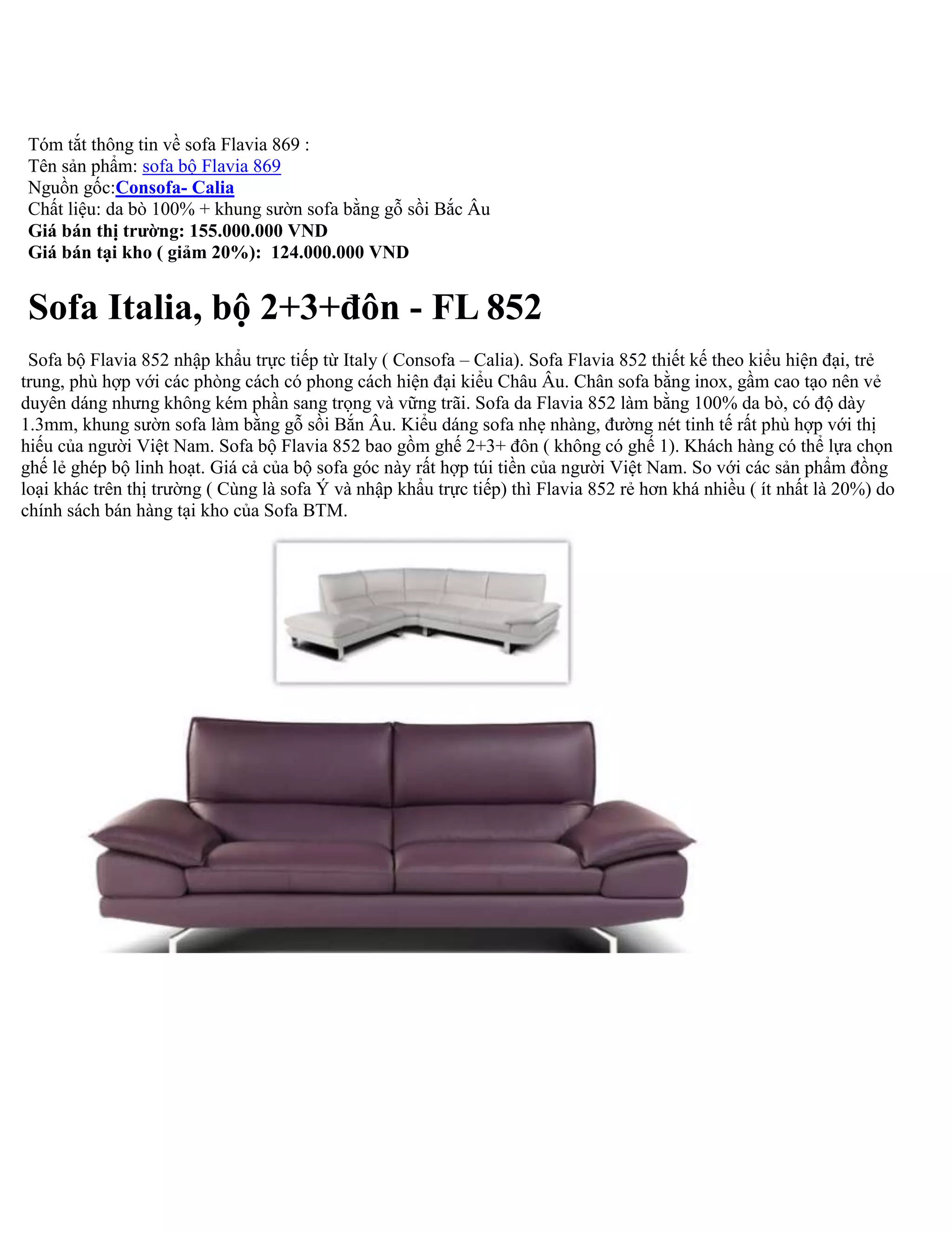 Sofa góc, sofa bộ malaysia & itlaia | PDF