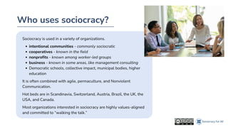 What is sociocracy? And how do you use it? | PPT