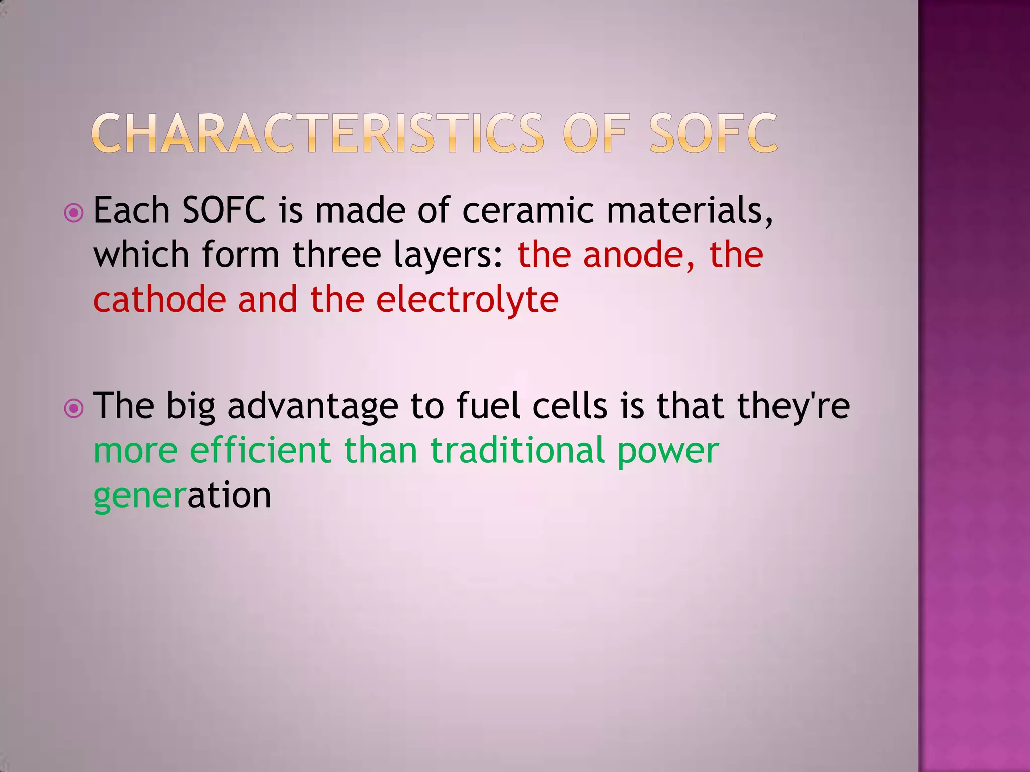 SOLID OXIDE FUEL CELLS | PPTX