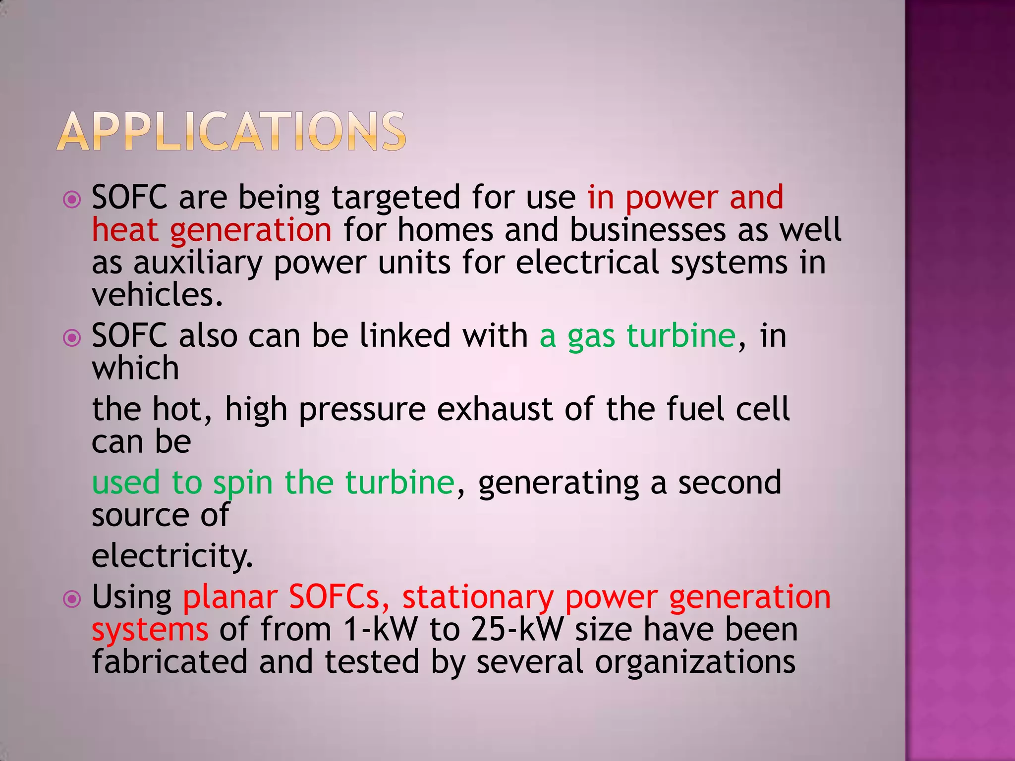 SOLID OXIDE FUEL CELLS | PPTX