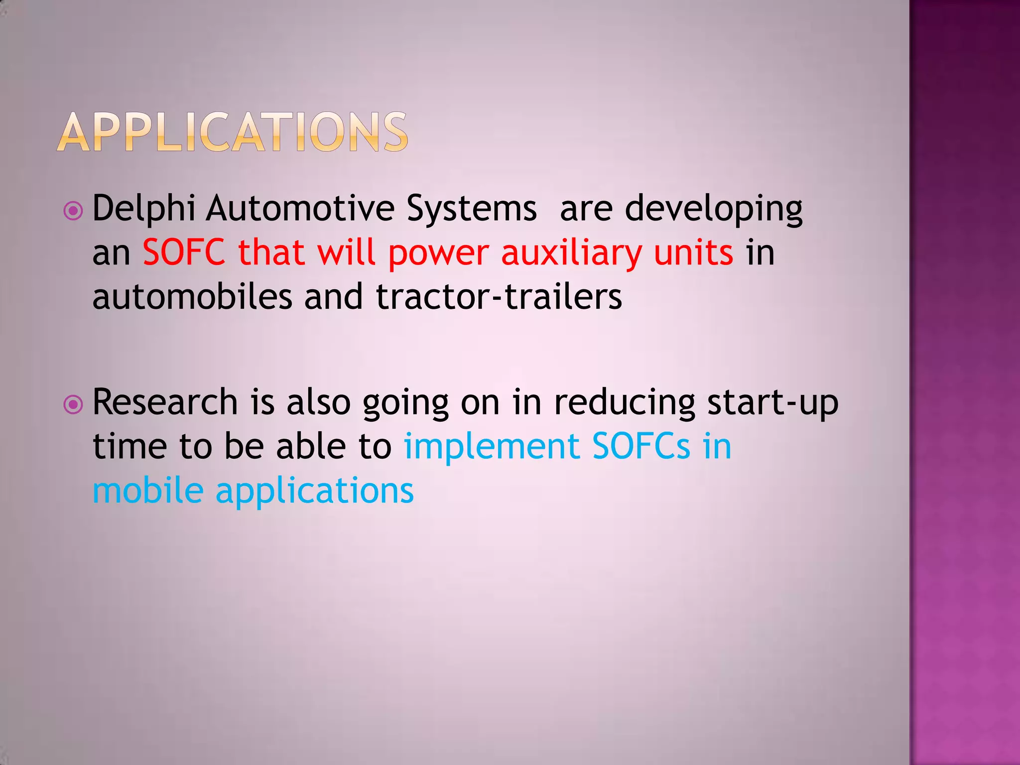 SOLID OXIDE FUEL CELLS | PPTX