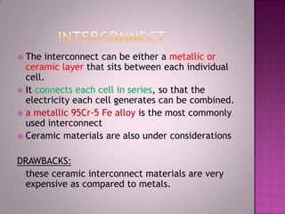 SOLID OXIDE FUEL CELLS | PPTX