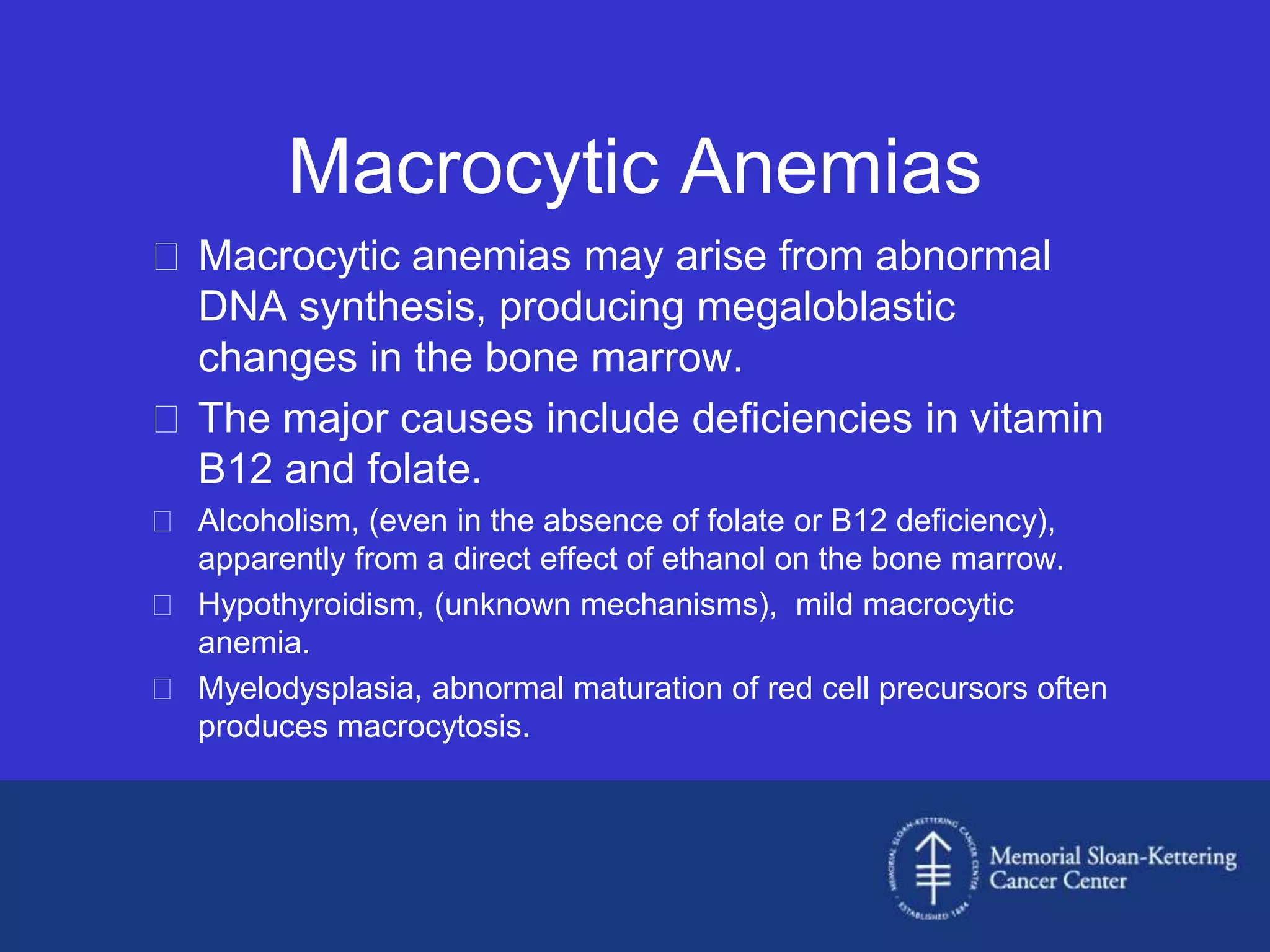 approach to the diagnosis of anemia | PPTX